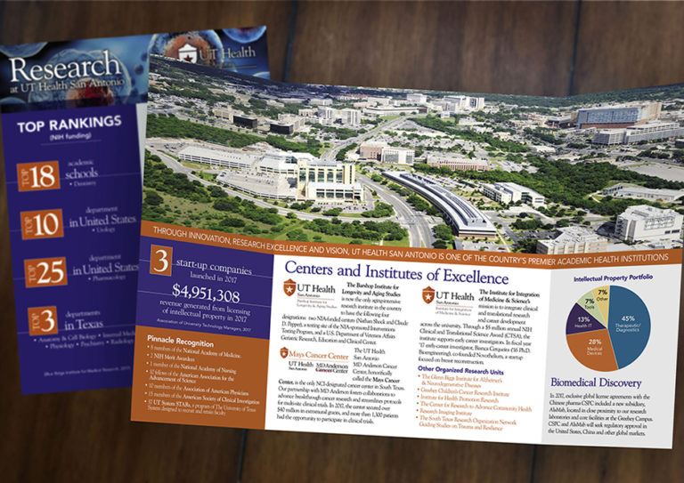 UT Health San Antonio Brochure | Jeffrey Heinke Design